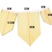 Personalised Alphabet Letter Bunting Banners Unfinished Wood Laser Cut ...