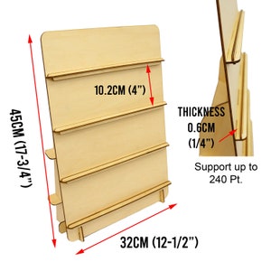 3/4 Layers Toploader Card Display Shelf Stand for Trading Card ...