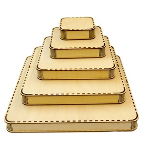 Stackable Display Platform Table Shelf Organizer Craft Booth Display ...