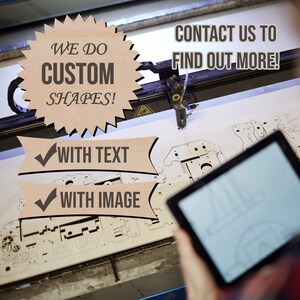 Dad Father Sign Wood Cut Out Shape - Wooden Word Laser Cut Print Art ...