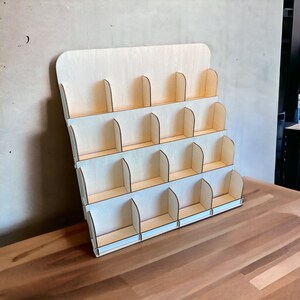 4 Inch Coaster Display Stand, Sticker Display Stand, 16 Pockets (4x4 ...