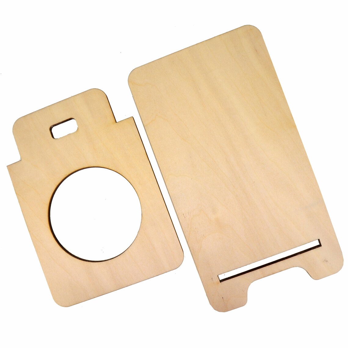 Plain or Personalized Wooden Laser Cut Mobile Phone Stand for | Etsy