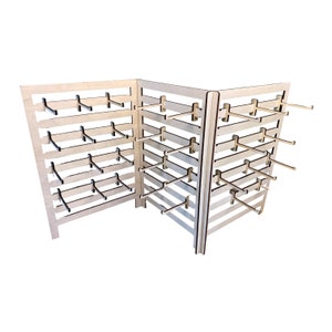 3 Side Display Stand With Hooks Craft and Vendor Fair Display Shelves ...