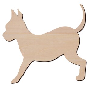 Dog Pet Breed Puppy Unfinished Wood Cutout Shapes for DIY Craft, Ready ...