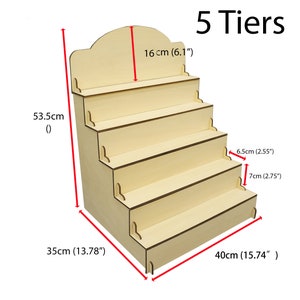 2 3 4 5 Tiers Collapsible Display for Craft, Art Trade Shows ...