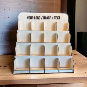 4 Inch Coaster Display Stand, Sticker Display Stand, 16 Pockets (4x4 ...