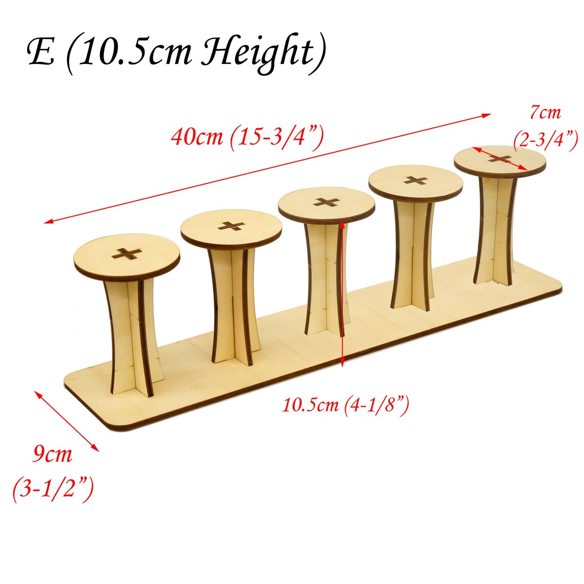 Set of 5 Round Table Display Stand for Jewelry Cupcake | Etsy