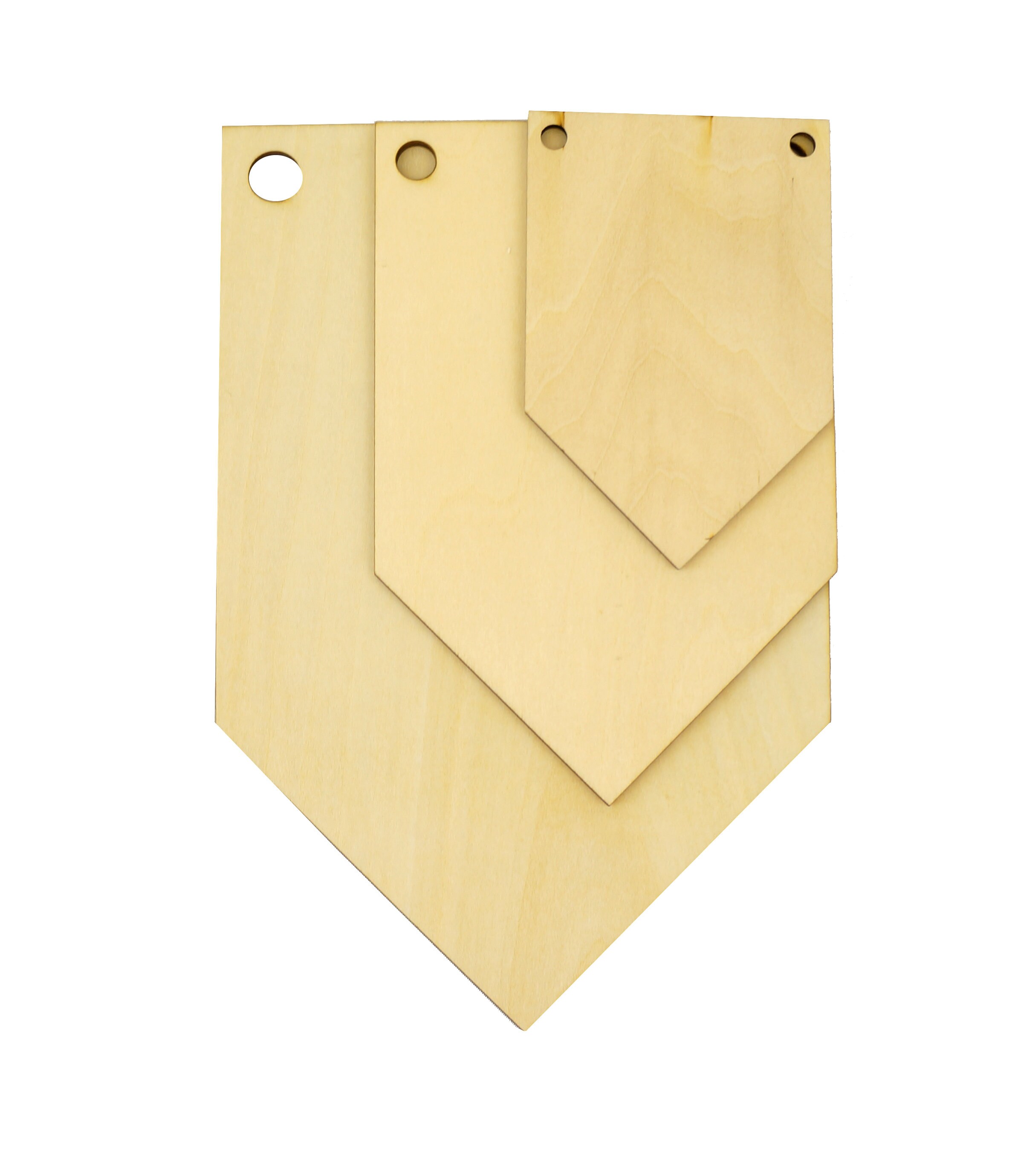 Personalised Alphabet Letter Bunting Banners Unfinished Wood | Etsy