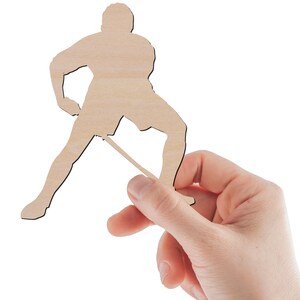Field Hockey Player Wood Cutout - Laser Cut Unfinished Wooden Blank Art ...