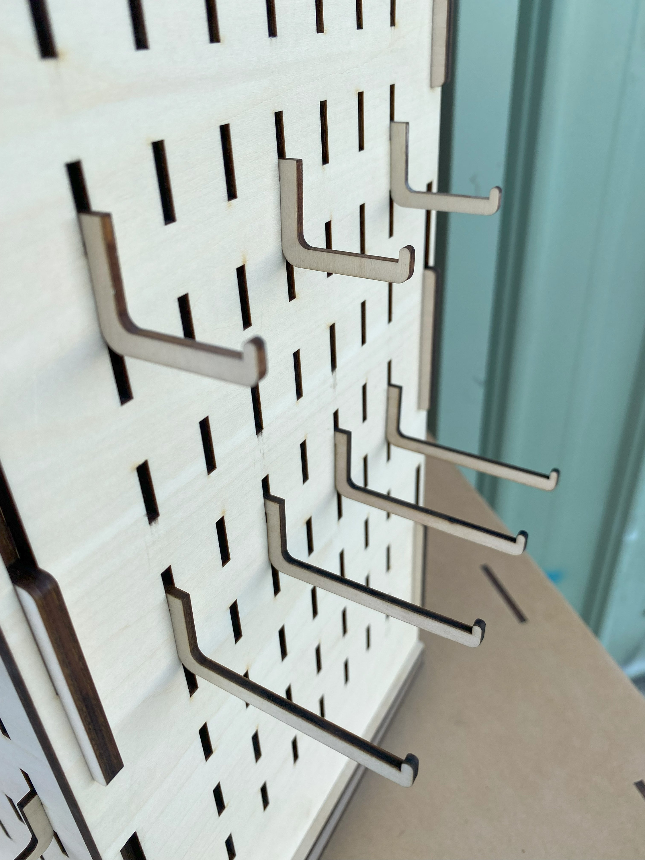 4 Side Pegboard Style Disassemble Rotating Display, Spinning Display ...