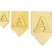 Personalised Alphabet Letter Bunting Banners Unfinished Wood Laser Cut ...