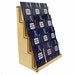 4 Tiers Wood Display Shelf Stand for Greeting Card, Postcard, Photo for ...