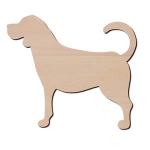 Dog Pet Breed Puppy Unfinished Wood Cutout Shapes for DIY Craft, Ready ...