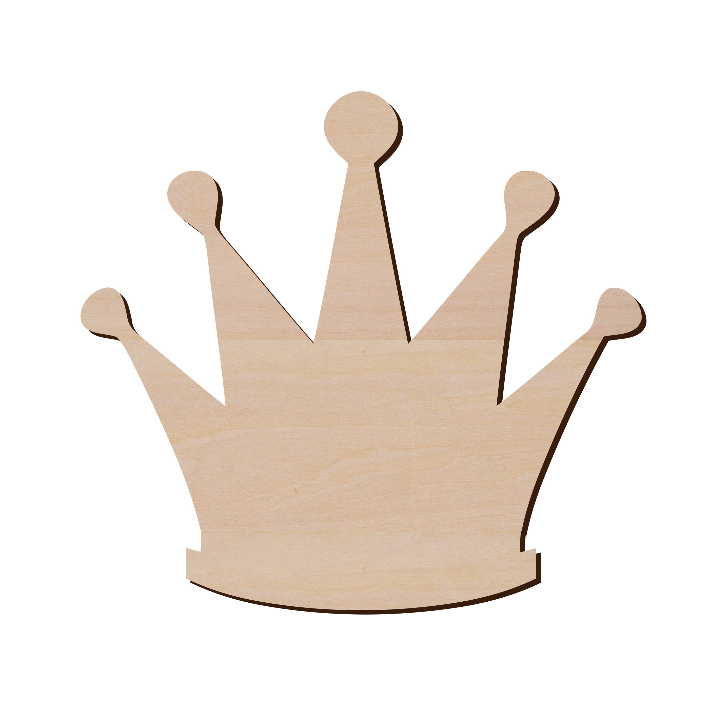 King Queen Princess Prince Crown Unfinished Wood Laser Cut | Etsy