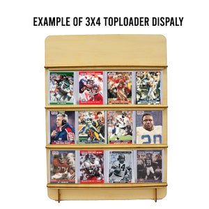 3/4 Layers Toploader Card Display Shelf Stand for Trading Card ...