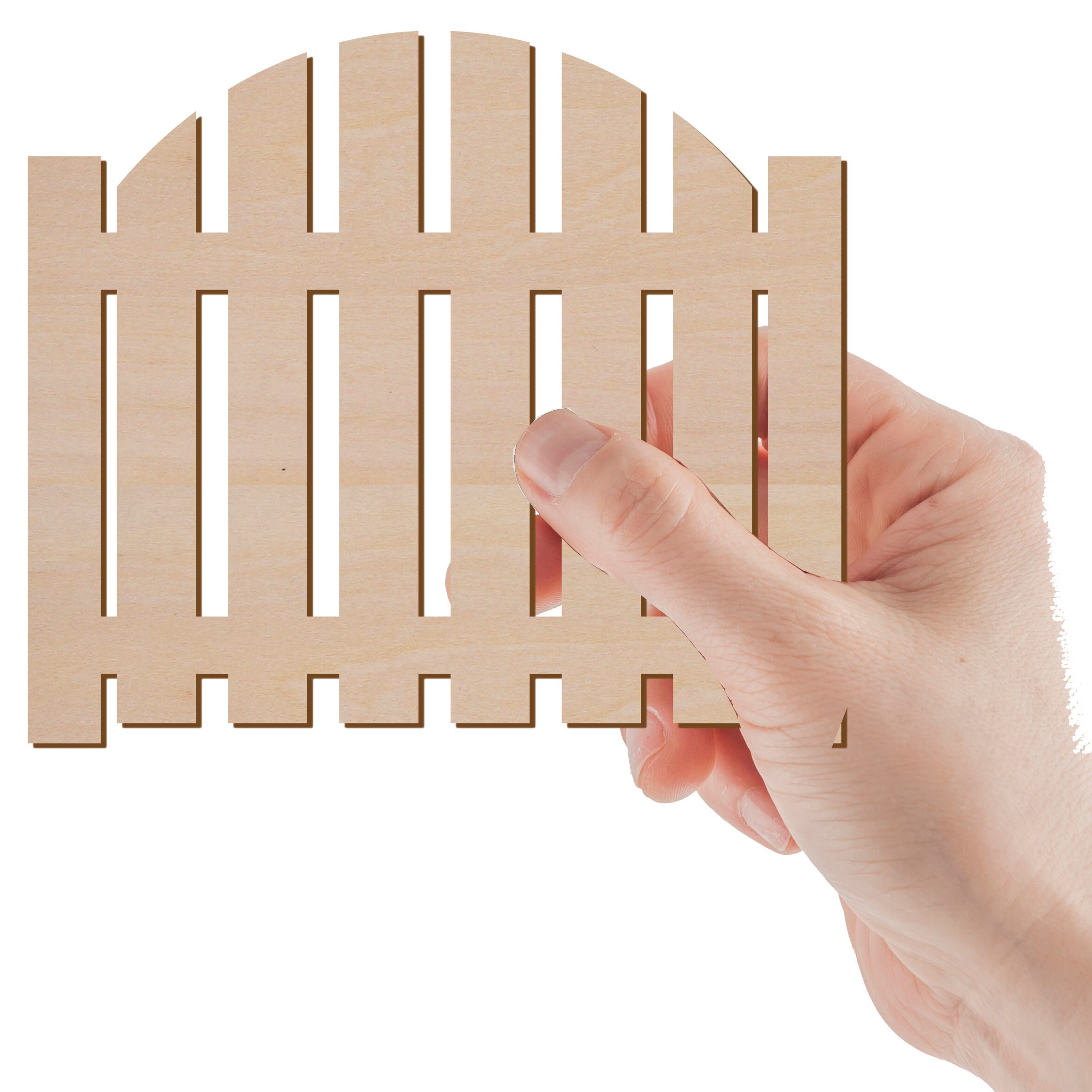 Farm House Wooden Fence Cutout Laser Cut Unfinished Wooden | Etsy