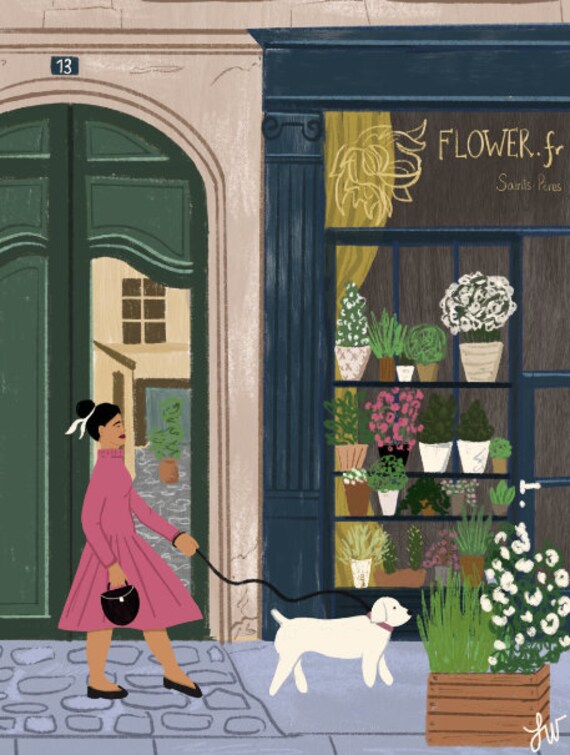 A Parisian Stroll Wall Decor Paintings Wall Art Ideas - Etsy