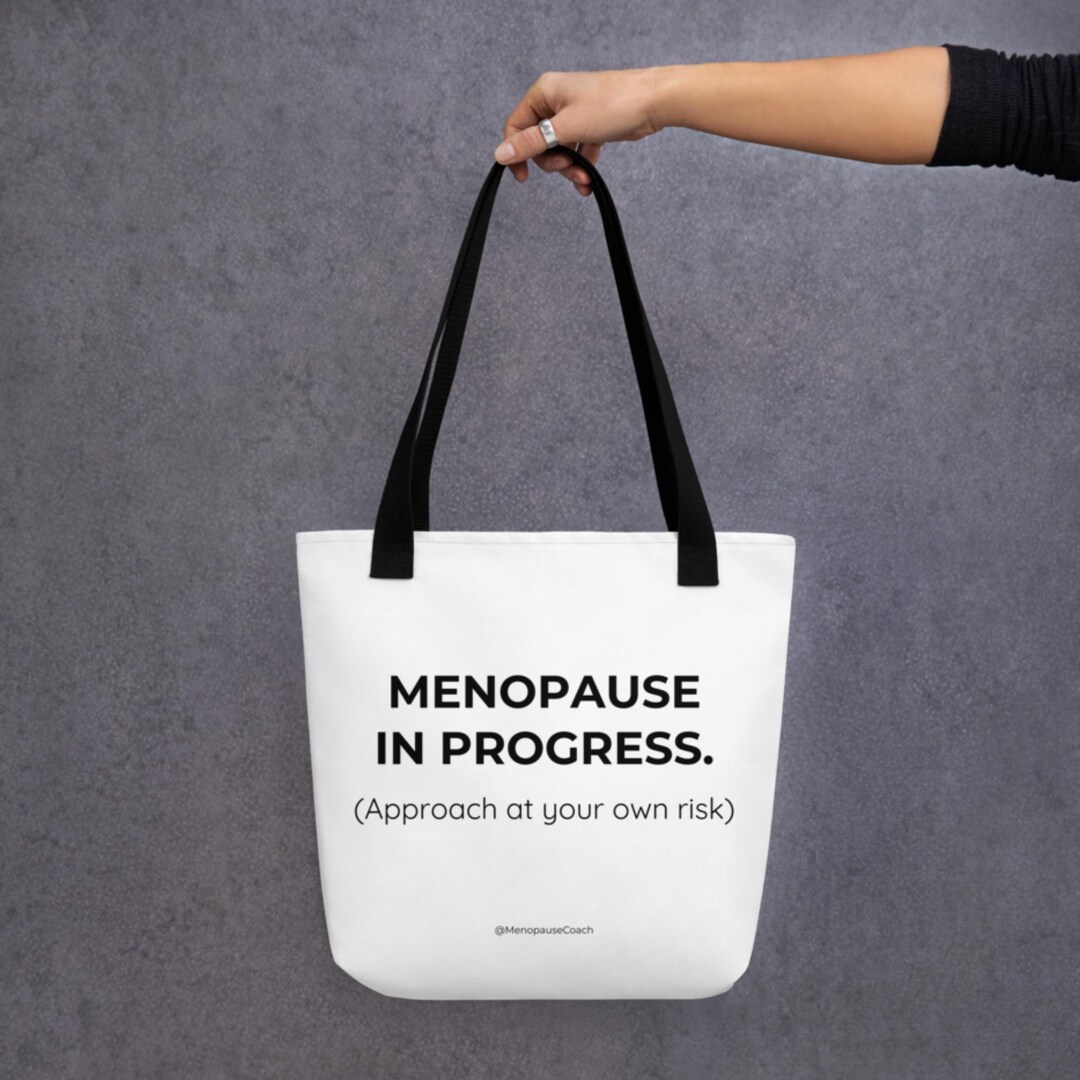 Funny Menopause Tote Bag: Perimenopause Midlife Humor Gift - Etsy