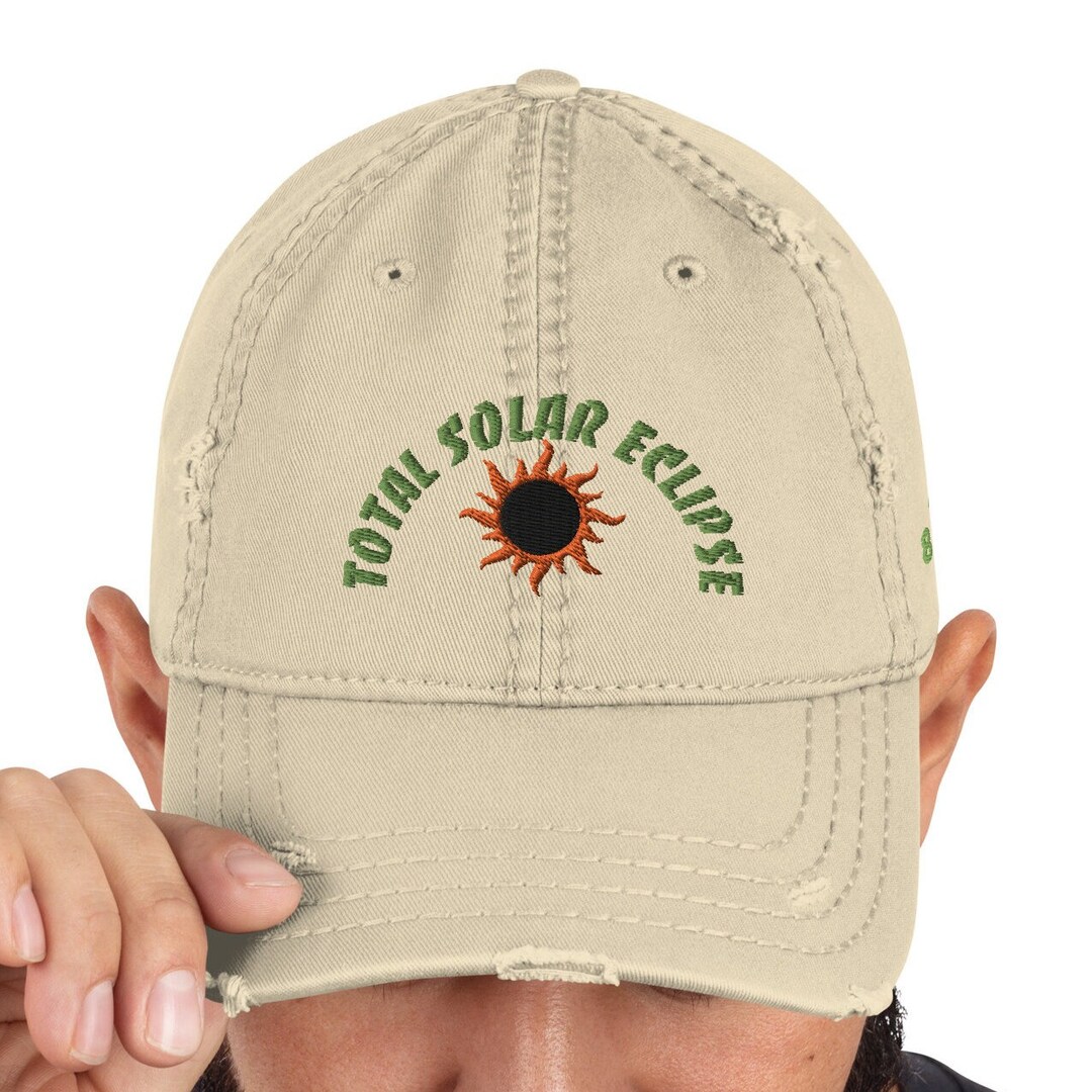 Total Solar Eclipse 2024 Hat - Celestial Astrology Gift for Nature ...