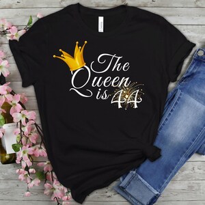 44th Birthday Gift for Women | the Queen is 44 PNG | 44th Birthday for ...