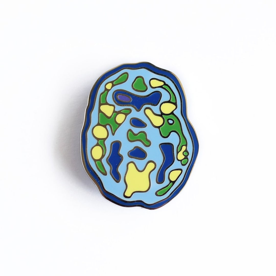 Brain Pin Enamel Brain Pin Enamel Pin Mental Health Neuro Bloom Brain ...