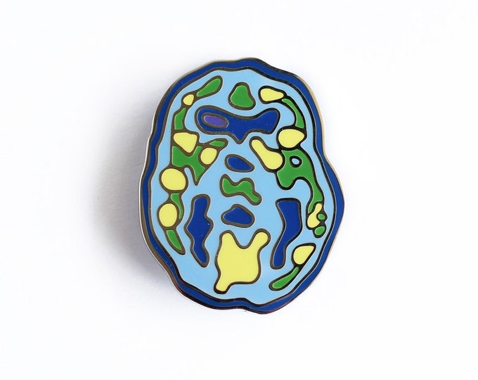 Brain Pin Enamel Brain Pin Enamel Pin Mental Health - Etsy