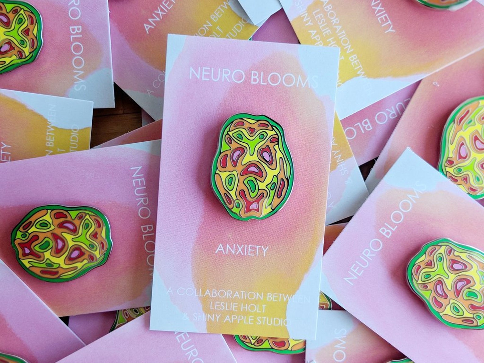 Brain Pin Brain Enamel Pin Enamel Pin Mental Health - Etsy Canada