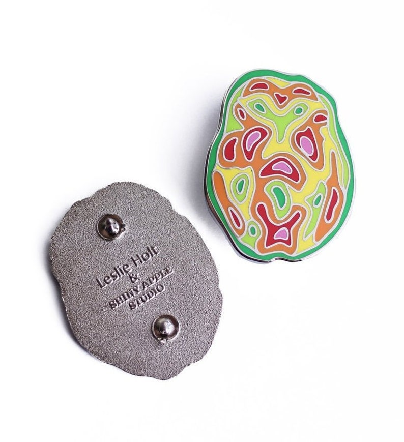 Brain Pin Brain Enamel Pin Enamel Pin Mental Health | Etsy UK