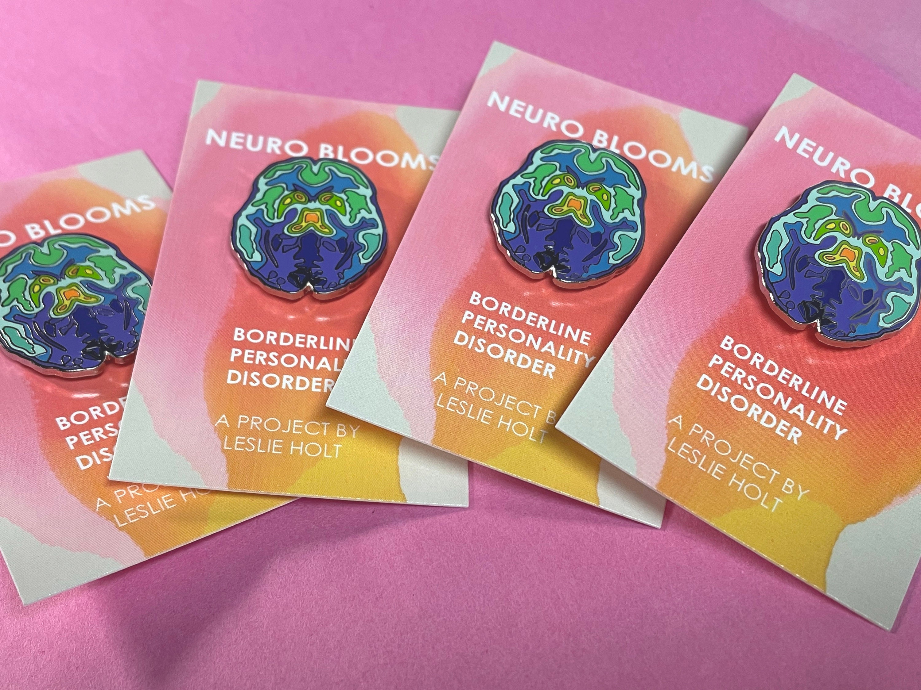 Brain pin brain enamel pin enamel pin mental health | Etsy