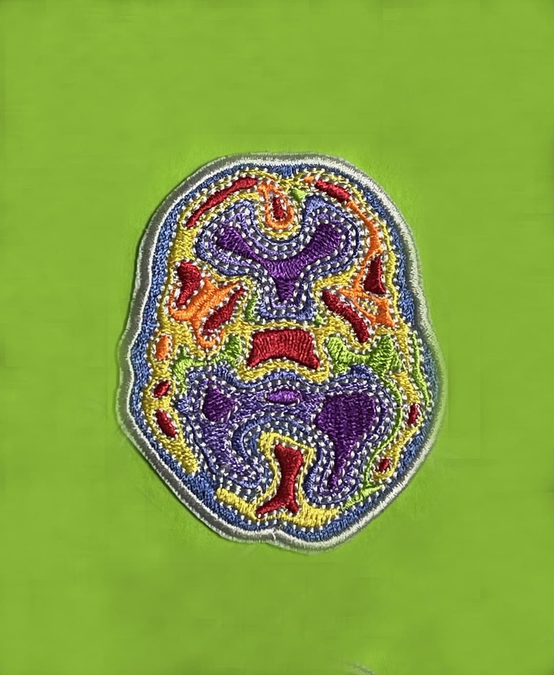 Iron-on Patch - Mental Health - Brain Art - Neuro Blooms - Mindfulness ...