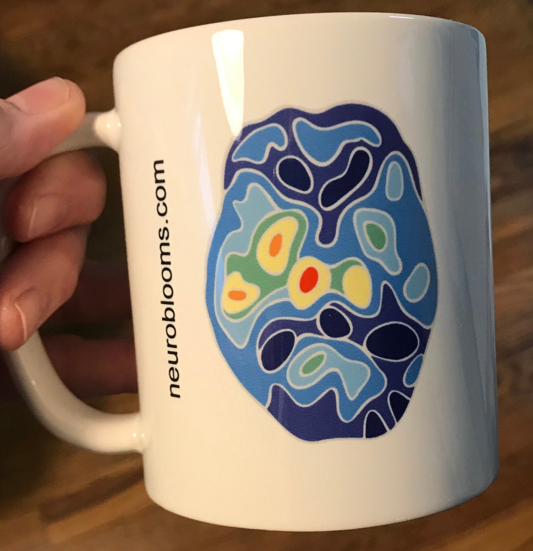 Ceramic Mug - Mental Health - Neuro Blooms - Brain Art - Depression ...