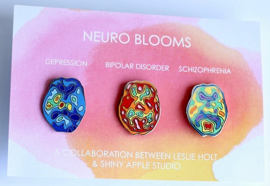 Brain Pin Enamel Pin Enamel Brain Pin mental Health - Etsy Australia