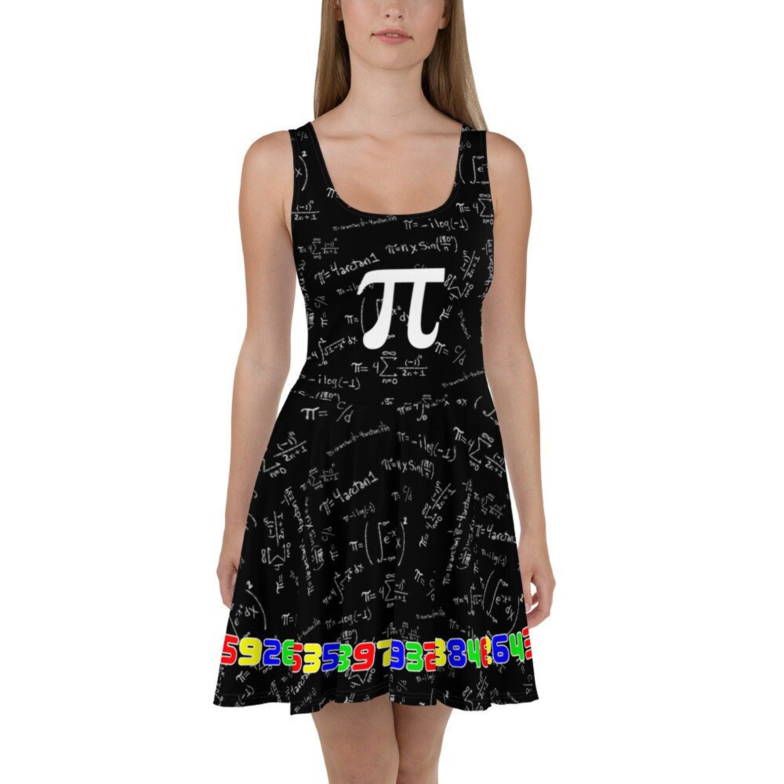 Mathematics Dress - Nerdy Science Stuff | Science Dress | 3.14159 | Pi ...