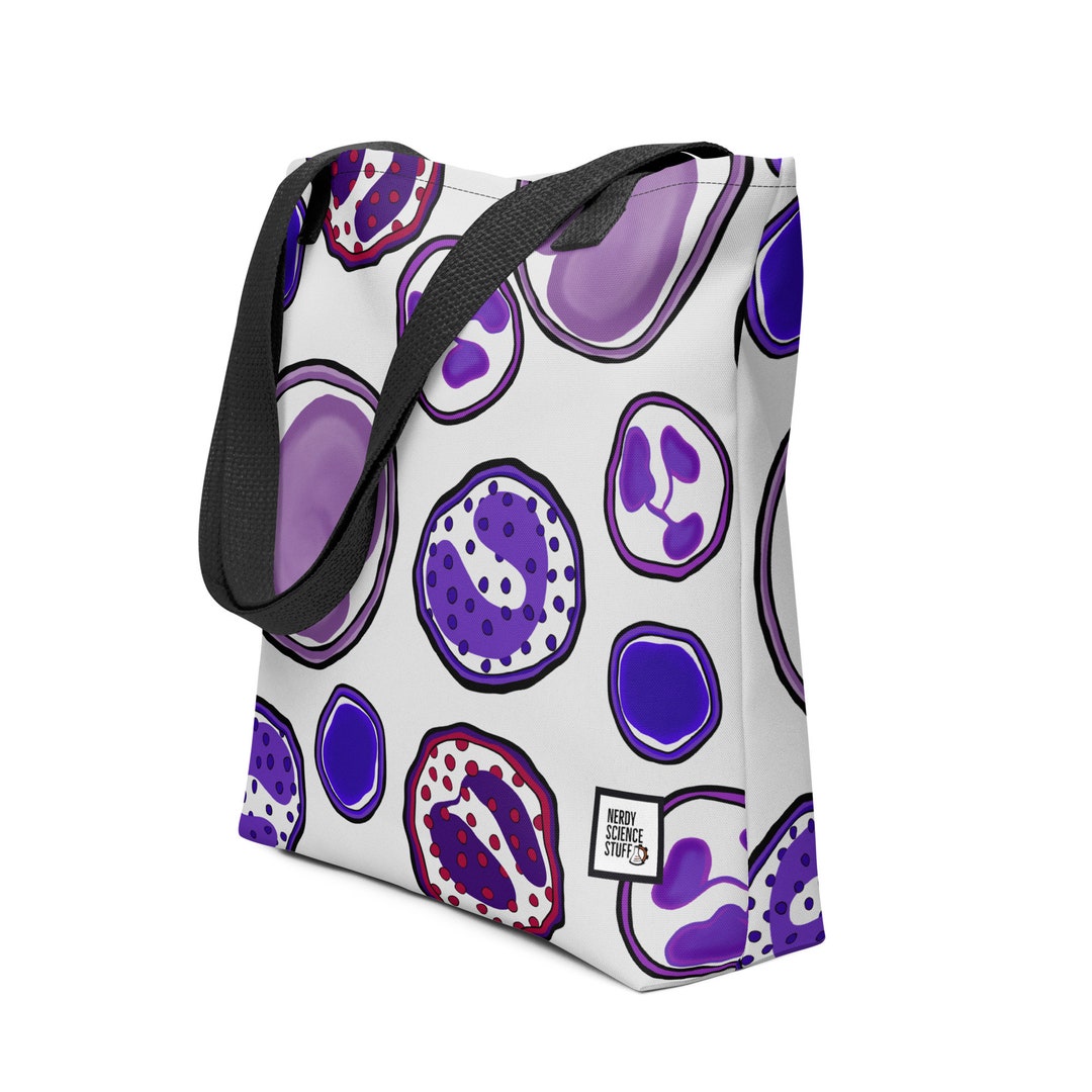 Hematology Tote Bag - Nerdy Science Stuff | White Blood Cells ...