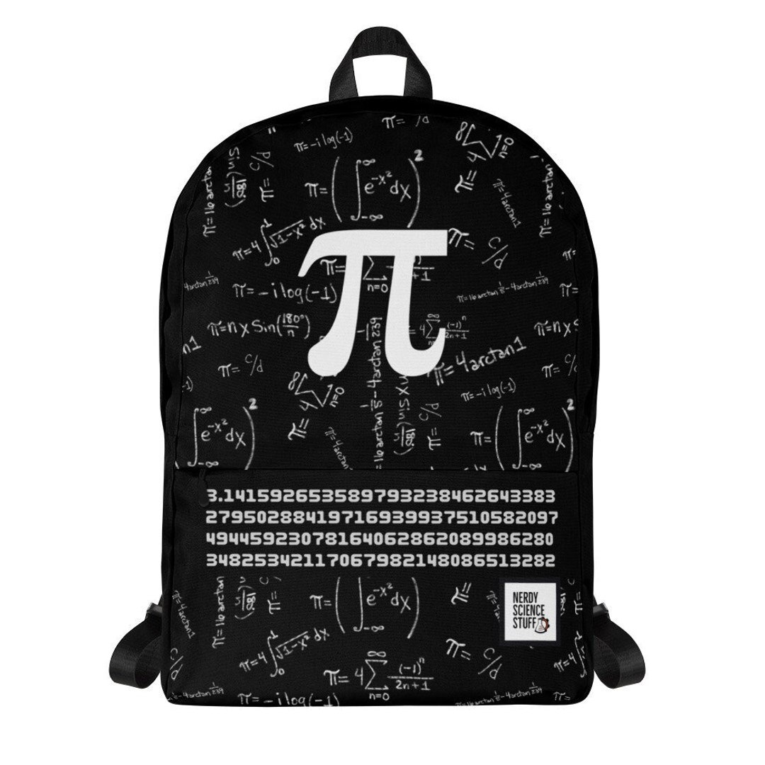 Mathematics Backpack - Nerdy Science Stuff | 3.14159 | Pi | STEM - Etsy