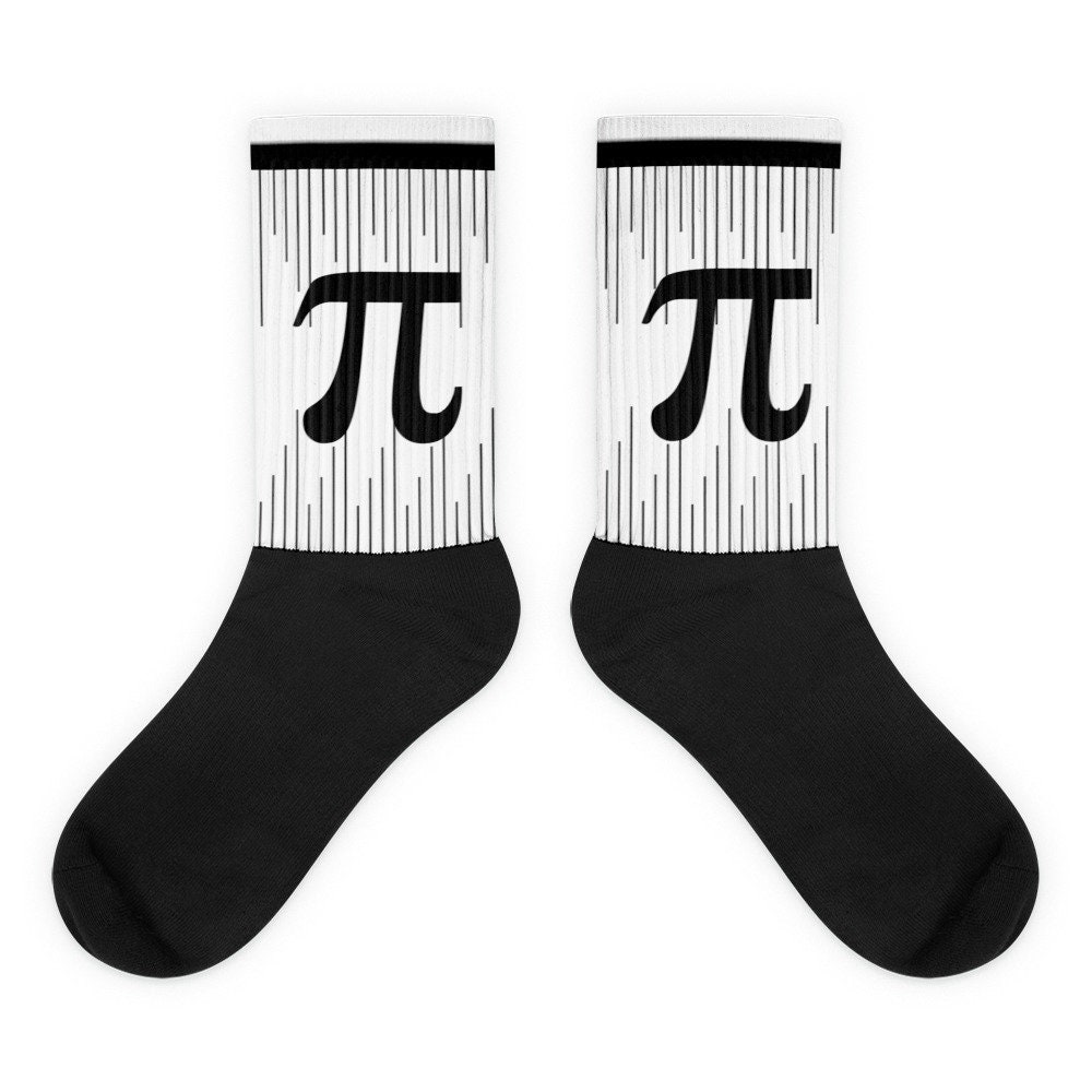 Mathematics Socks - Nerdy Science Stuff | 3.14159 | Pi | STEM - Etsy
