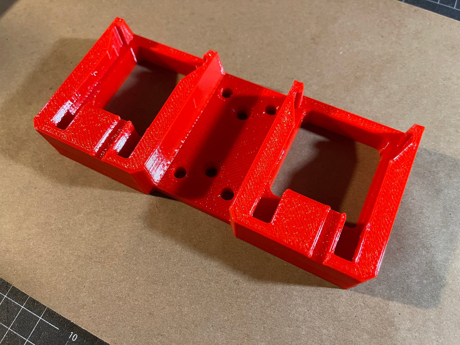3D Printed Milwaukee M18 Single and Double Battery Holders. - Etsy
