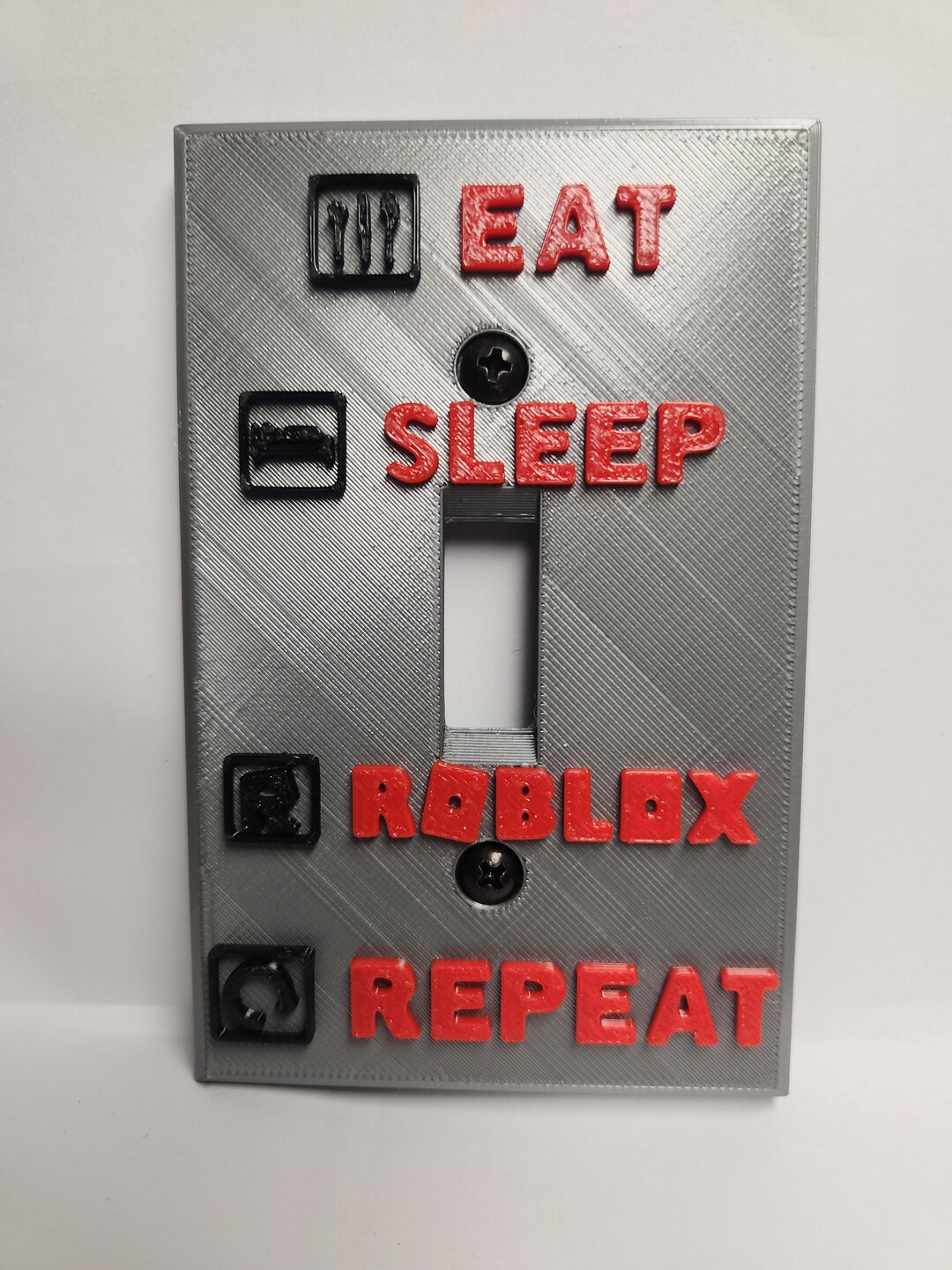 3D Printed Minecraft/roblox Glow in the Dark Light Switch Cover - Etsy