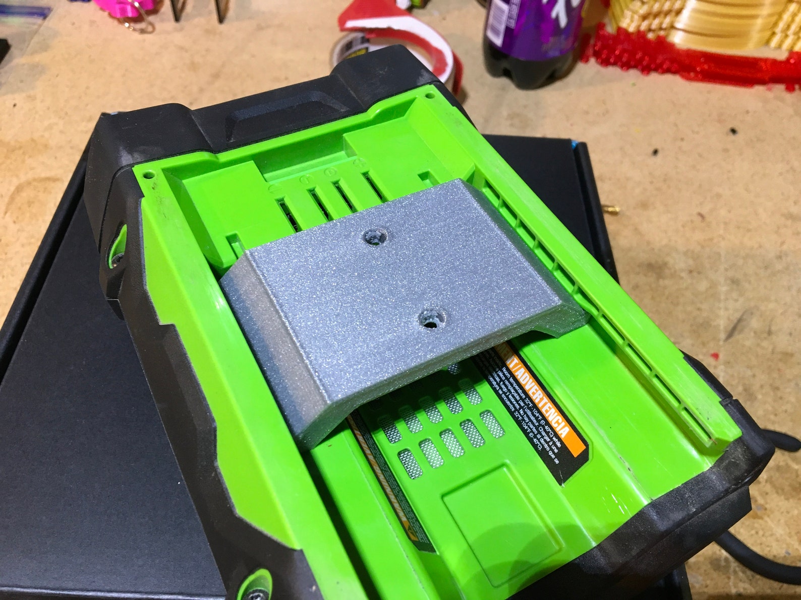 3D Printed EGO 56-VOLT Wall Mounted Battery Holder - Etsy