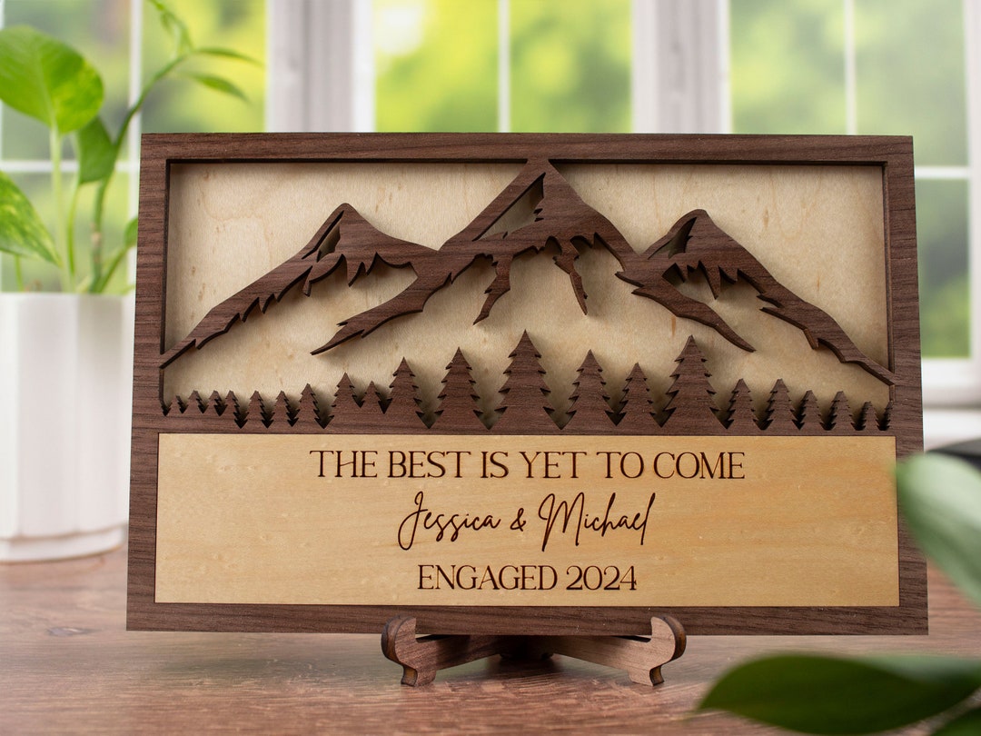 Engagement Gift for Couple Unique, Relationship Gifts, the Best is yet ...