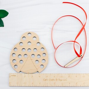 Montessori Fine Motor Lacing Activity Cards Threading Work - Etsy
