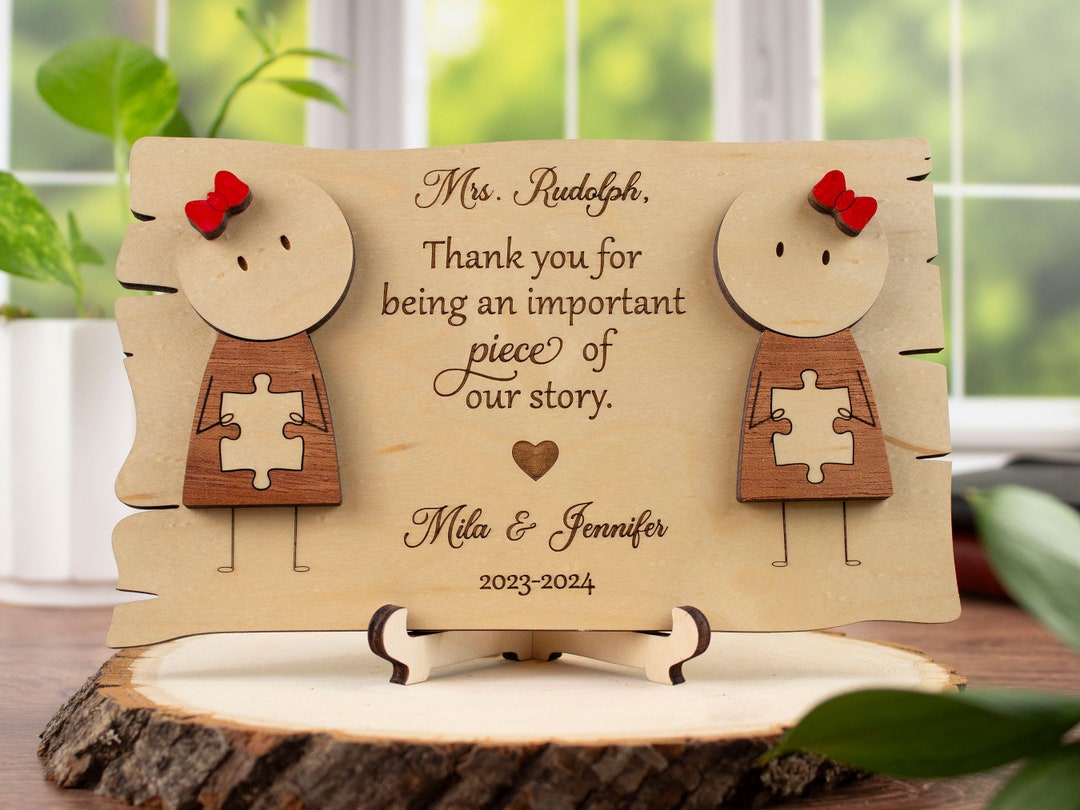 Teacher Desk Sign Personalized, End of Year Gifts for Teachers ...