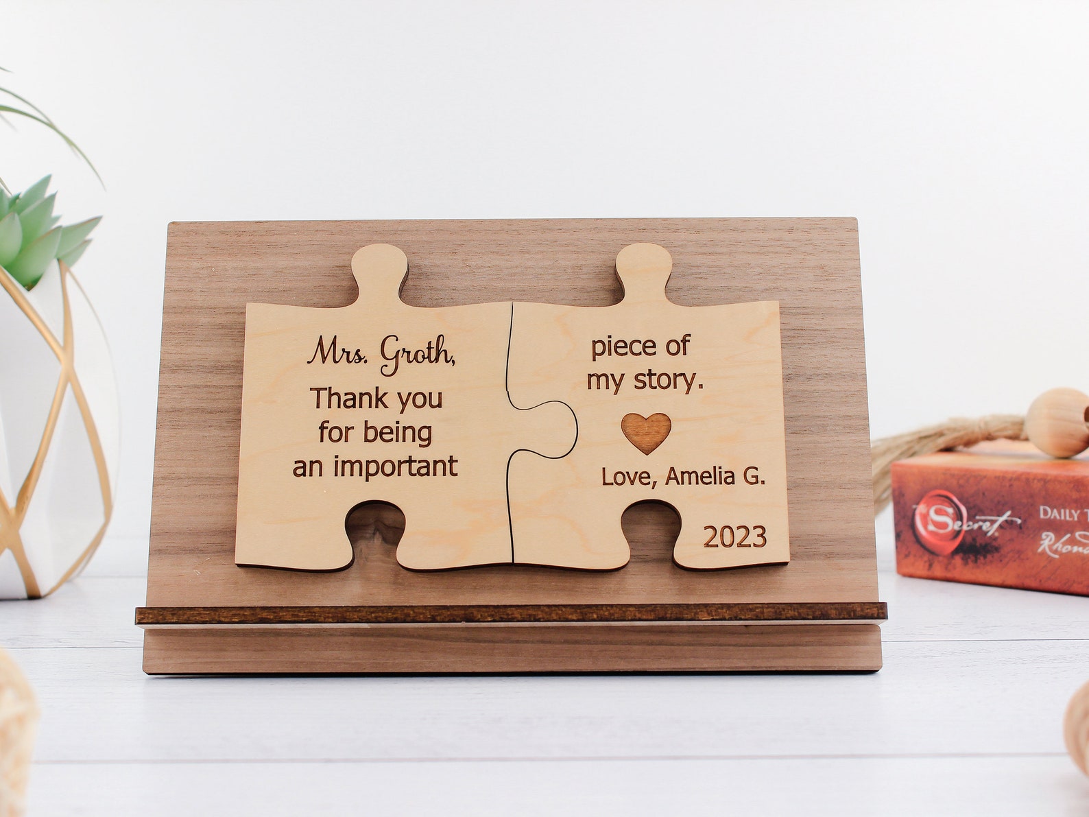 Teacher Appreciation Week Gift From Student, End of Year Teacher Gifts ...