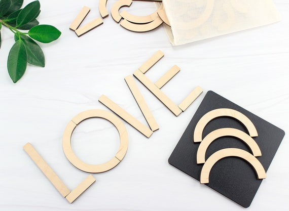 Letter Builders Capital Alphabet Create Capital Letters - Etsy