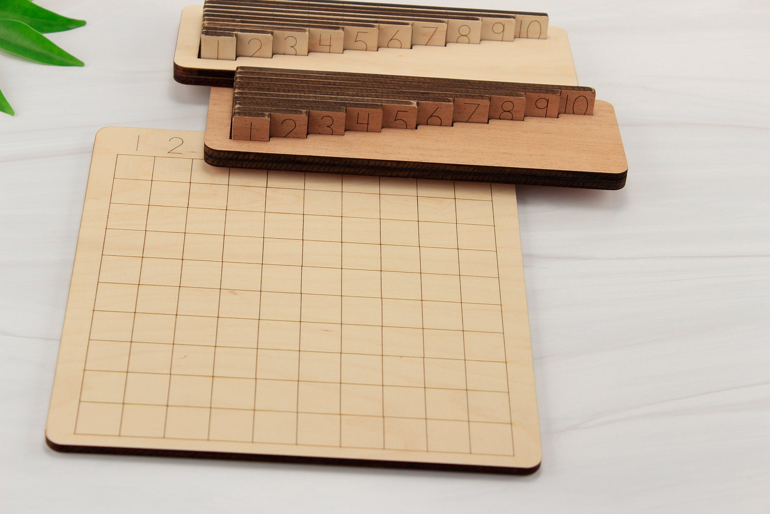 Montessori Wooden Addition Strip Board to 10 Number Strips | Etsy