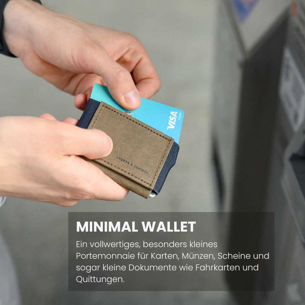 Small Purse With Coin Pocket Mini-slim Wallet for Women and Men With ...