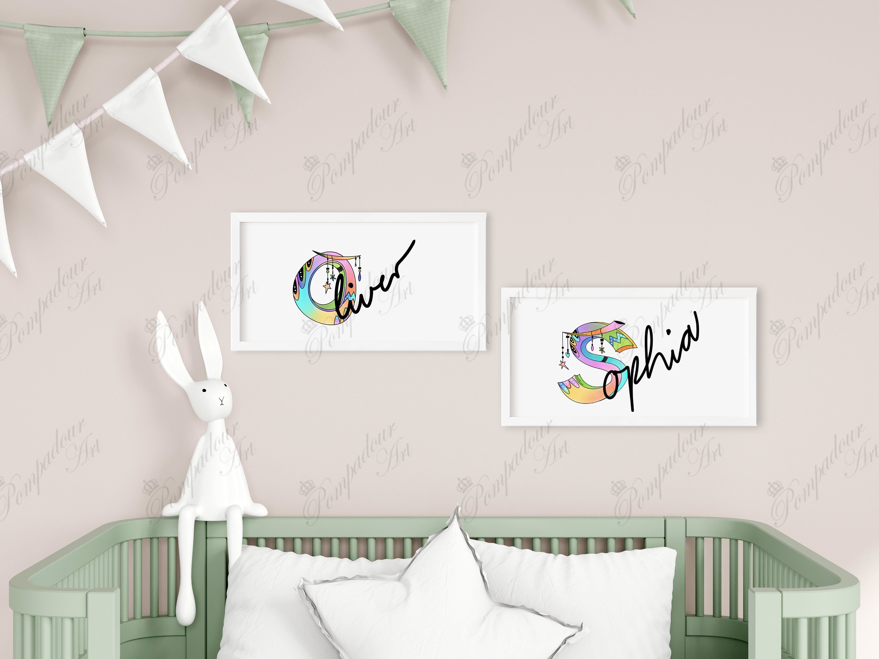Hand Drawn Alphabet Set Pastel Black and White Watercolor - Etsy