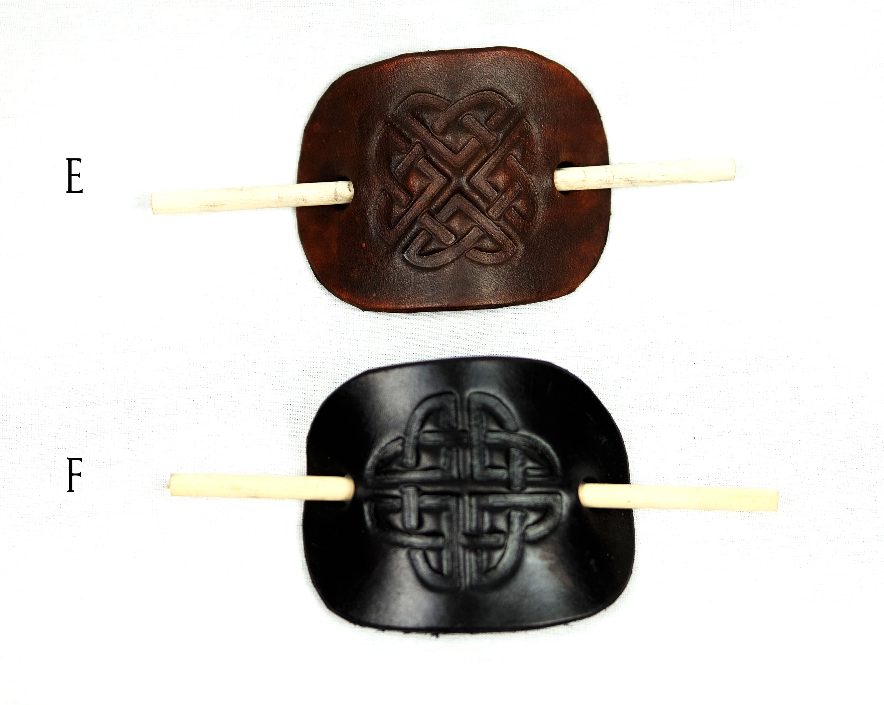 Leather Hair Pins Premade or Custom Order - Etsy Canada