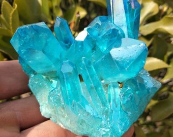 Blue Quartz Crystal - Etsy