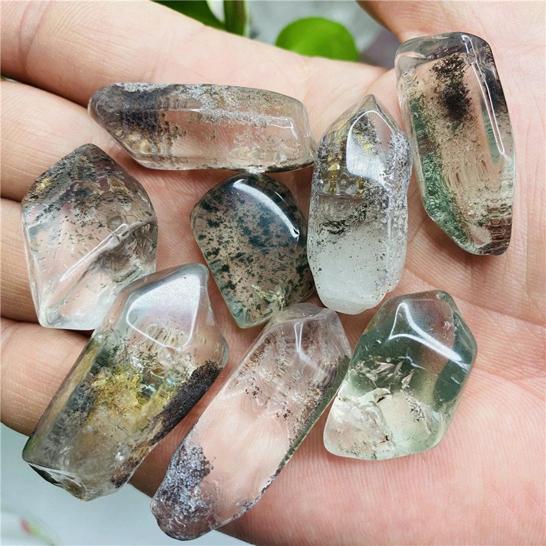 Natural Ghost Phantom Quartz Crystal Stone Specimen Healing Gemstone ...